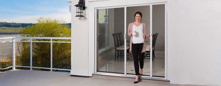 French Door Screens Retractable Solution - Mirage 1750 - Total Screen